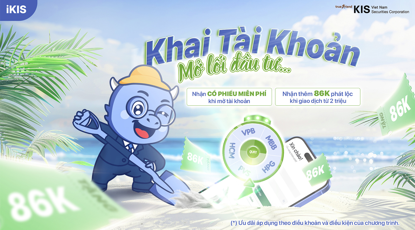 Nhận cổ phiếu miễn phí chỉ với 3 phút trên iKIS