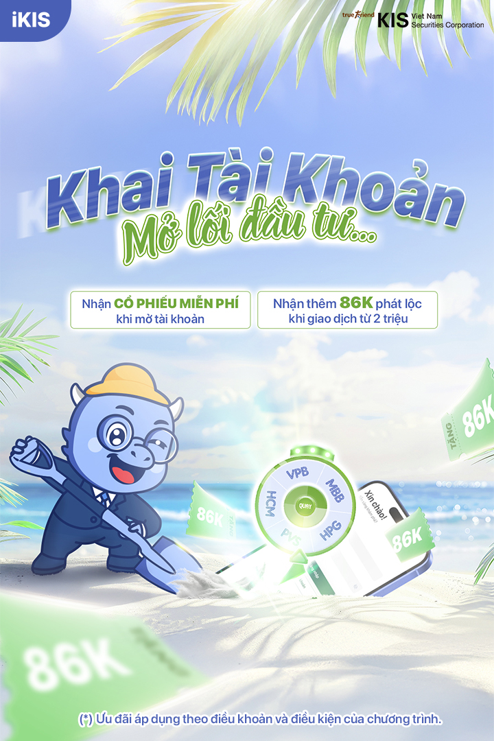 Nhận cổ phiếu miễn phí chỉ với 3 phút trên iKIS